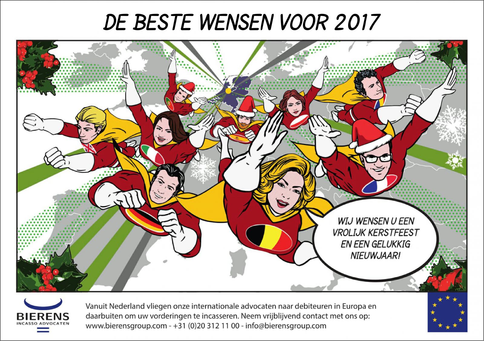 Wij wensen u prettige feestdagen! - Bierens Incasso Advocaten